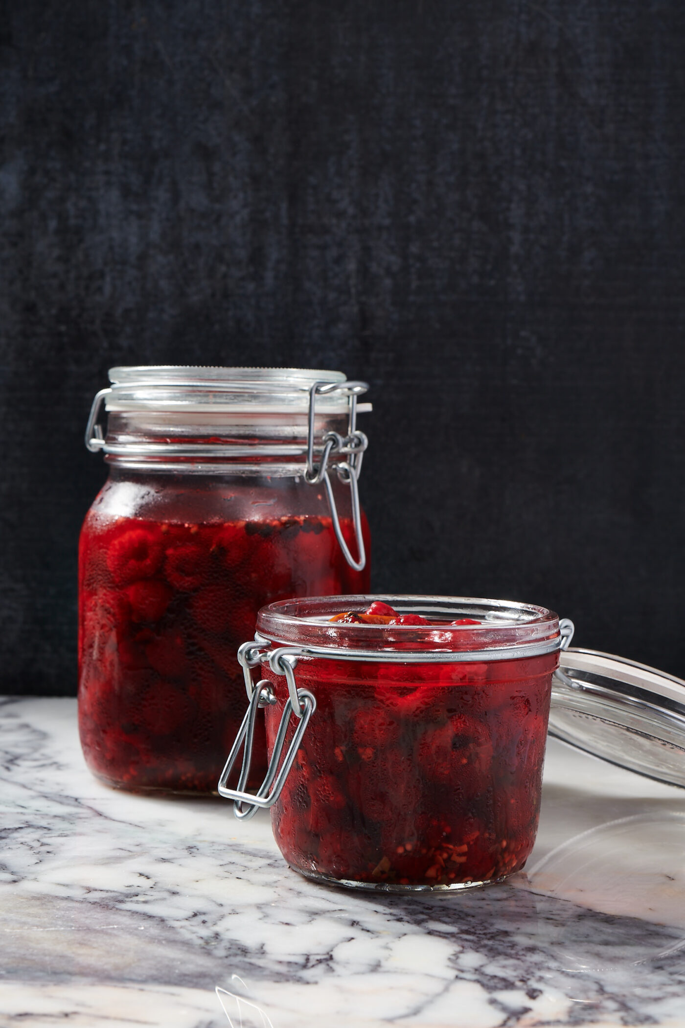 Pickled Raspberries - Washington Red Raspberries